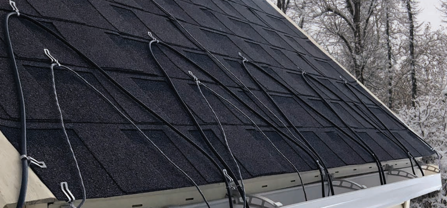 Roof clips and spacers for heating cable – Liquidair